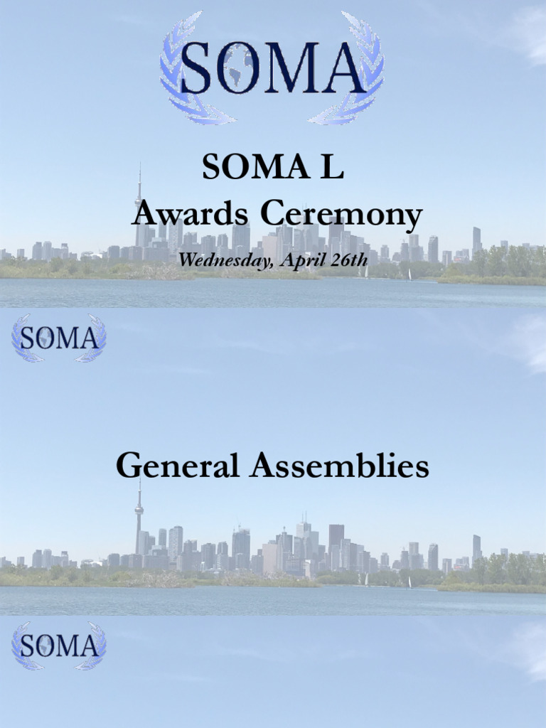 SOMA L Awards Ceremony | PDF