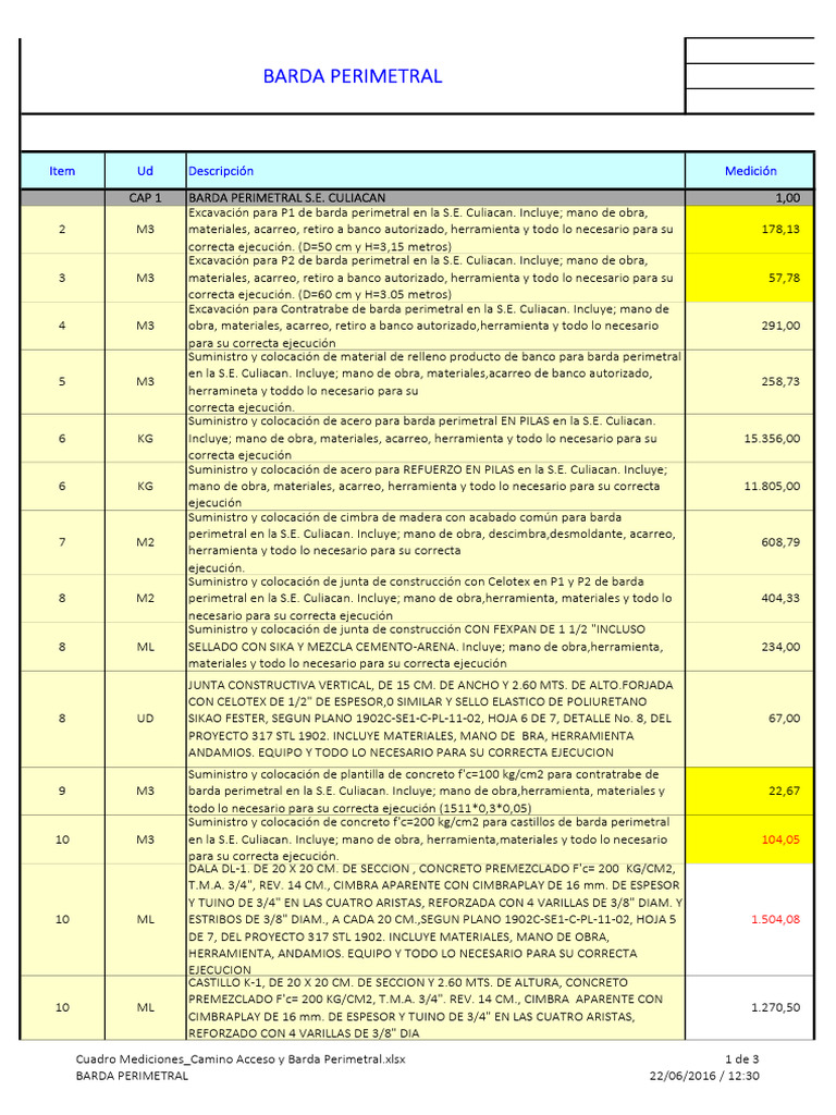 Barda Perimetral | PDF