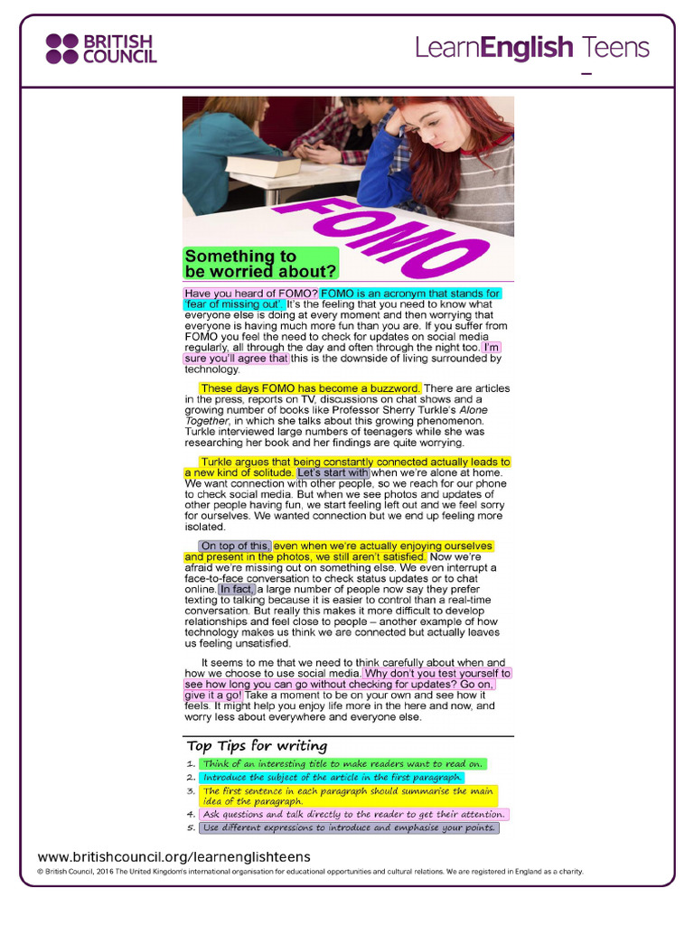 Fomo - Article | PDF