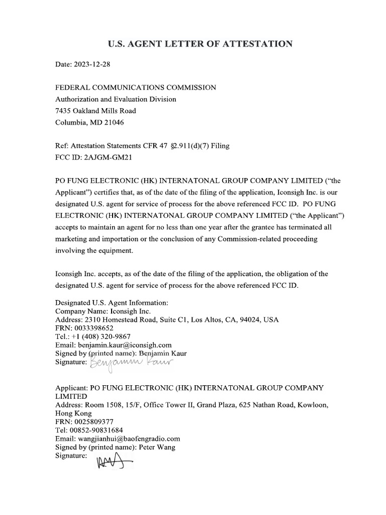 Attestation Statements | PDF