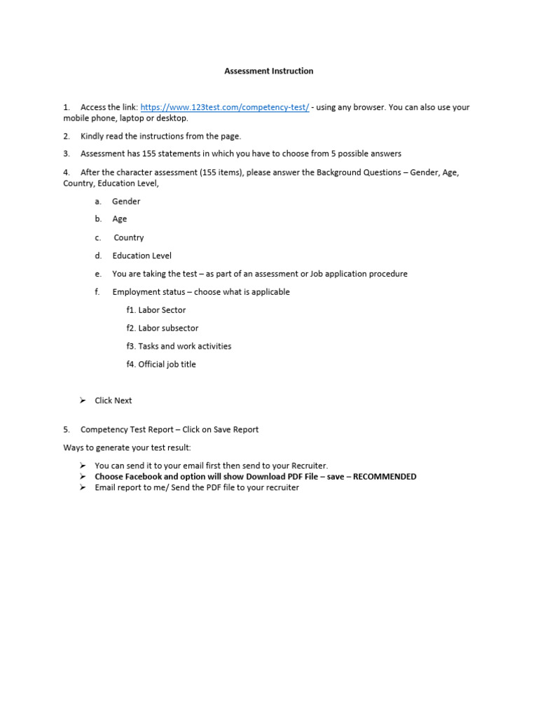 Assessment Guide | PDF