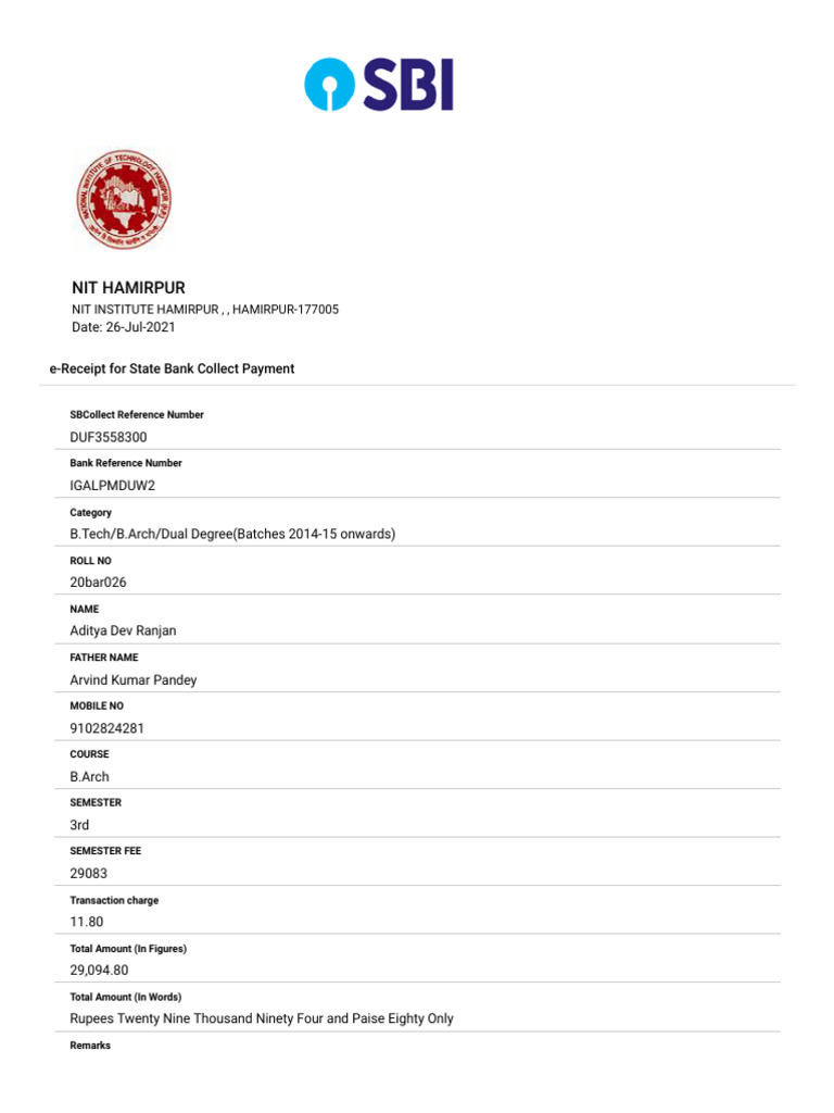 Emailing Fee Receipt - Registration - Income | PDF | Qualifications ...