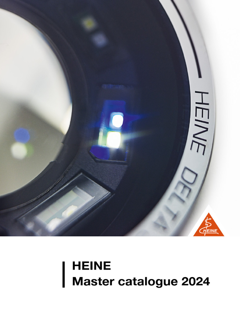 HEINE Master Catalogue 2024 EN | PDF | Battery Charger | Light Emitting Diode