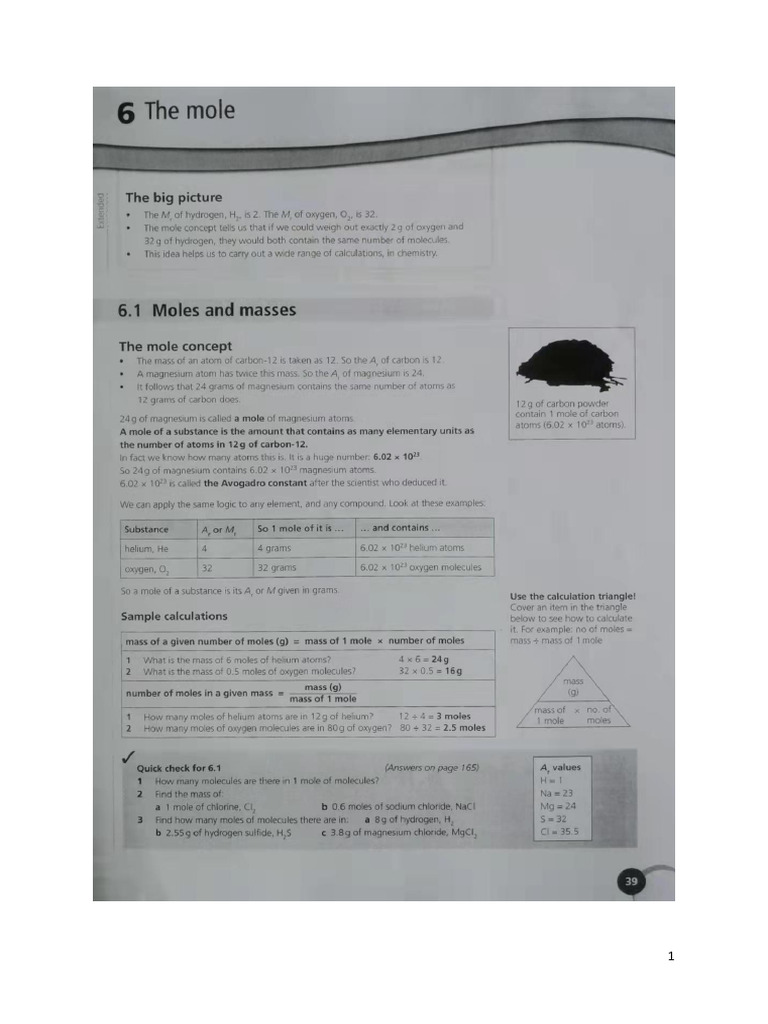 Chapter6 The Mole | PDF