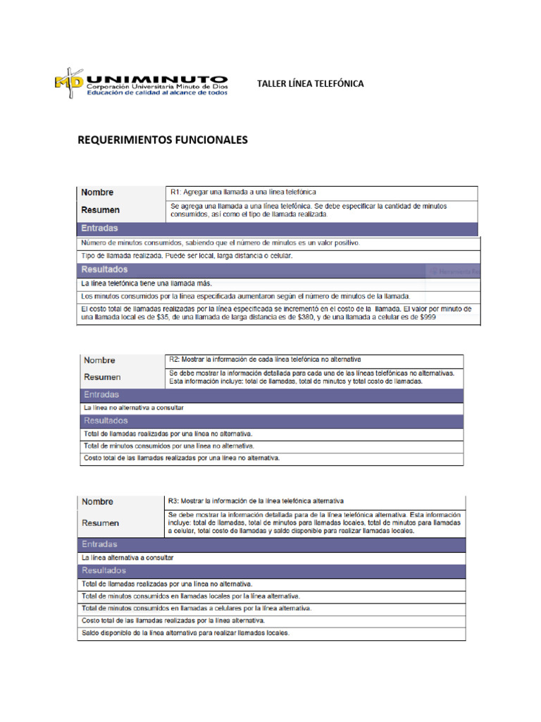 Requerimientos Funcionales MD | PDF