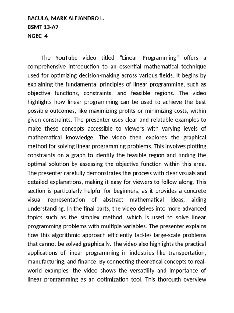 BACULA - TLA3 Mod10 - NGEC 4. | PDF