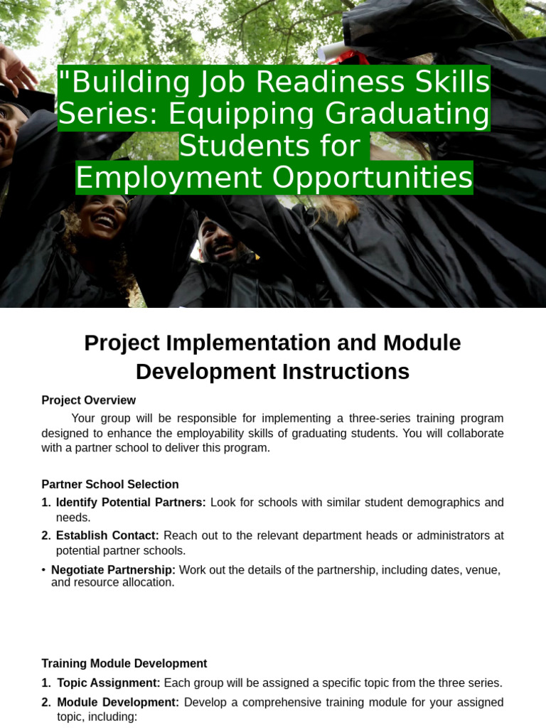 Building Job Readiness Skills Series | PDF | Occupational Safety And ...