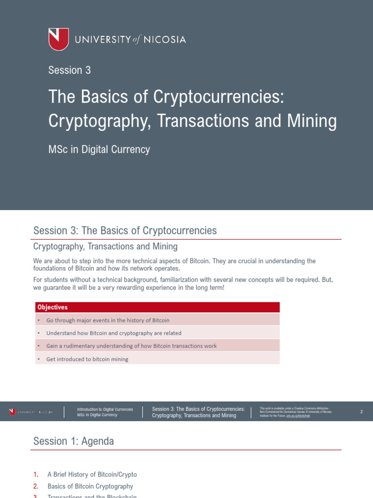 Basics of Cryptocurrency - 10feb2021 | PDF | Bitcoin | Cryptocurrency