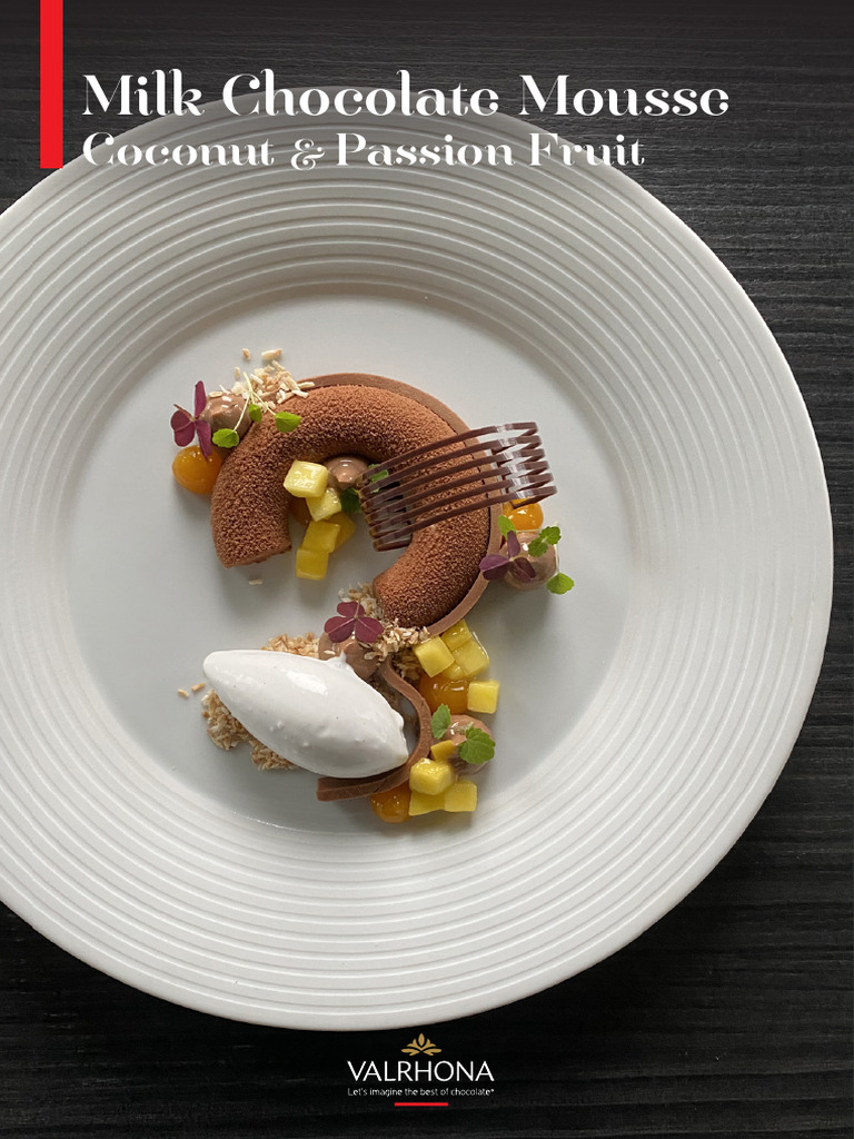 Valrhona Recipe Amatika David Vidal | PDF | Chocolate | Custard