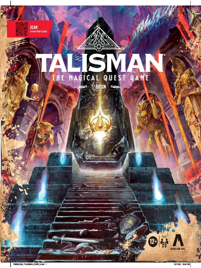 Talisman The Magical Quest Board Game 5th Edition Fantasy Tabletop ...