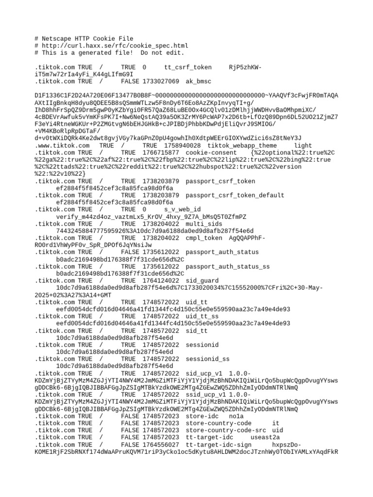 www.tiktok.com_cookies | PDF