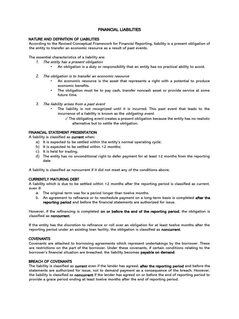 Financial Liabilities - FAR | PDF | Bonds (Finance) | Securitization