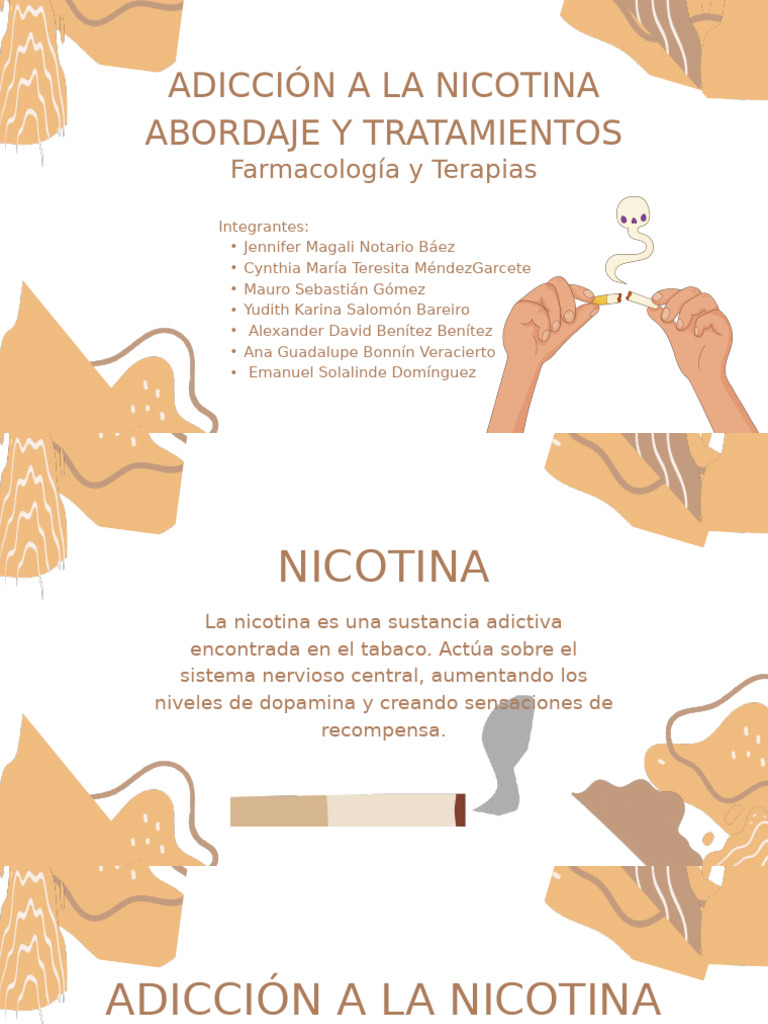 Adiccion A La Nicotina | PDF | Nicotina | De fumar