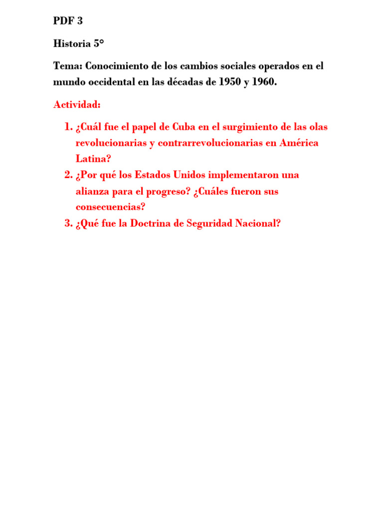 Historia 5° PDF 3 | PDF