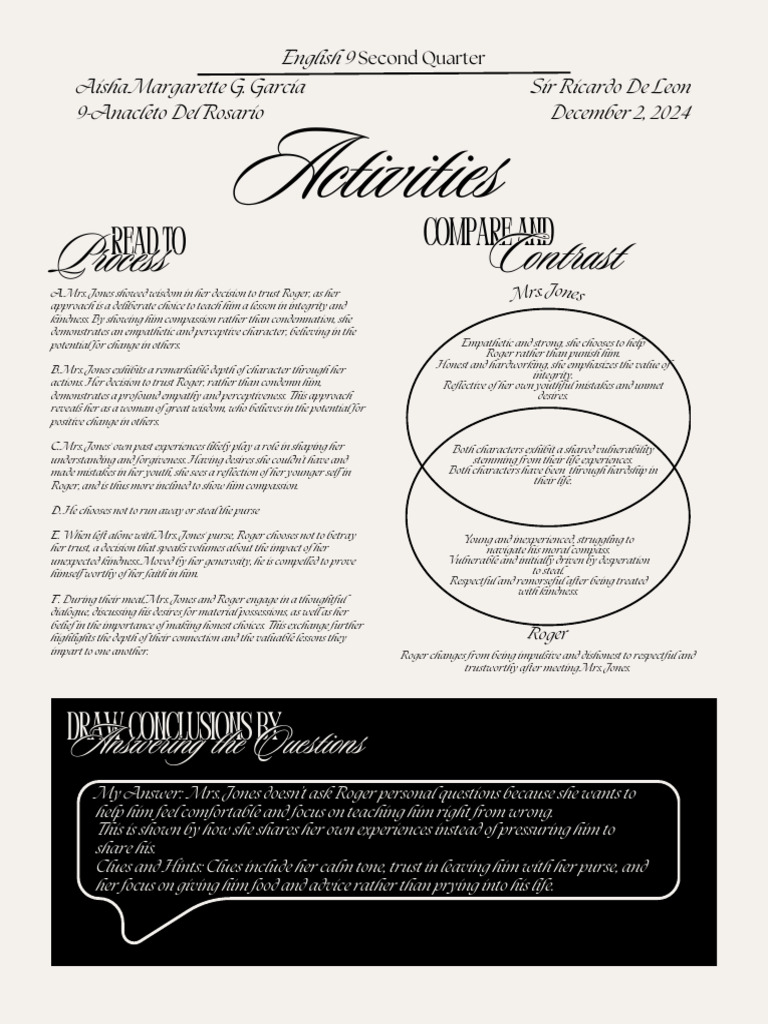 English 9 Second Quarter | PDF | Empathy | Compassion