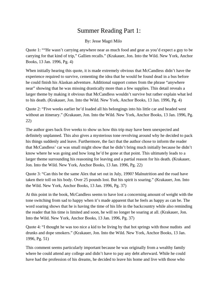 Junior Summer Reading | PDF | Jesus