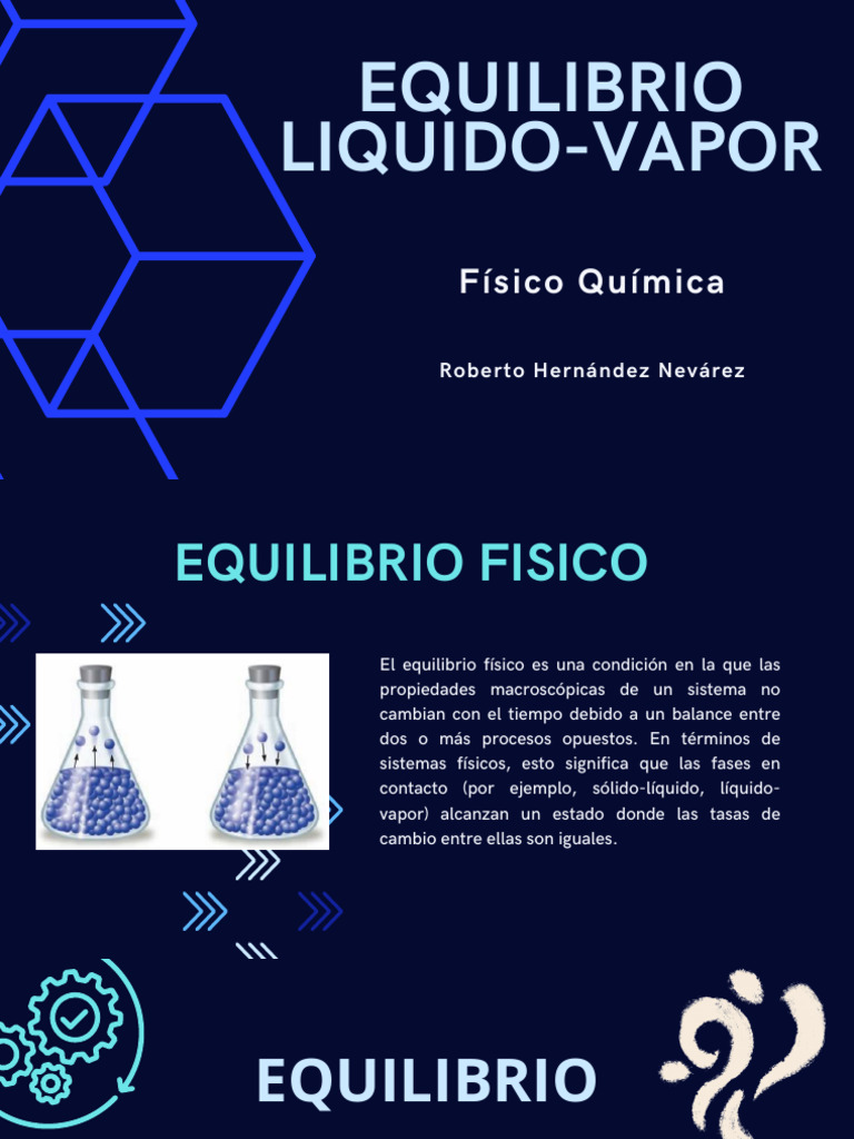Equilibrio Liquido-Vapor | PDF | Destilación | Vapor