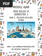 "Pembelajaran Enam Benua Dunia" | PDF