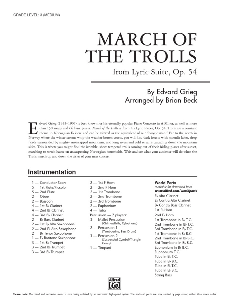 G3. March of The Trolls | PDF