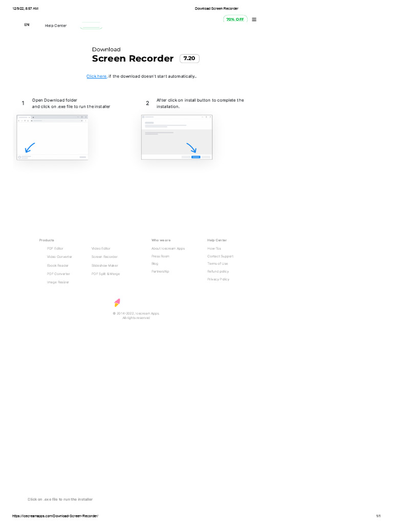 Download Icecream Screen Recorder | PDF