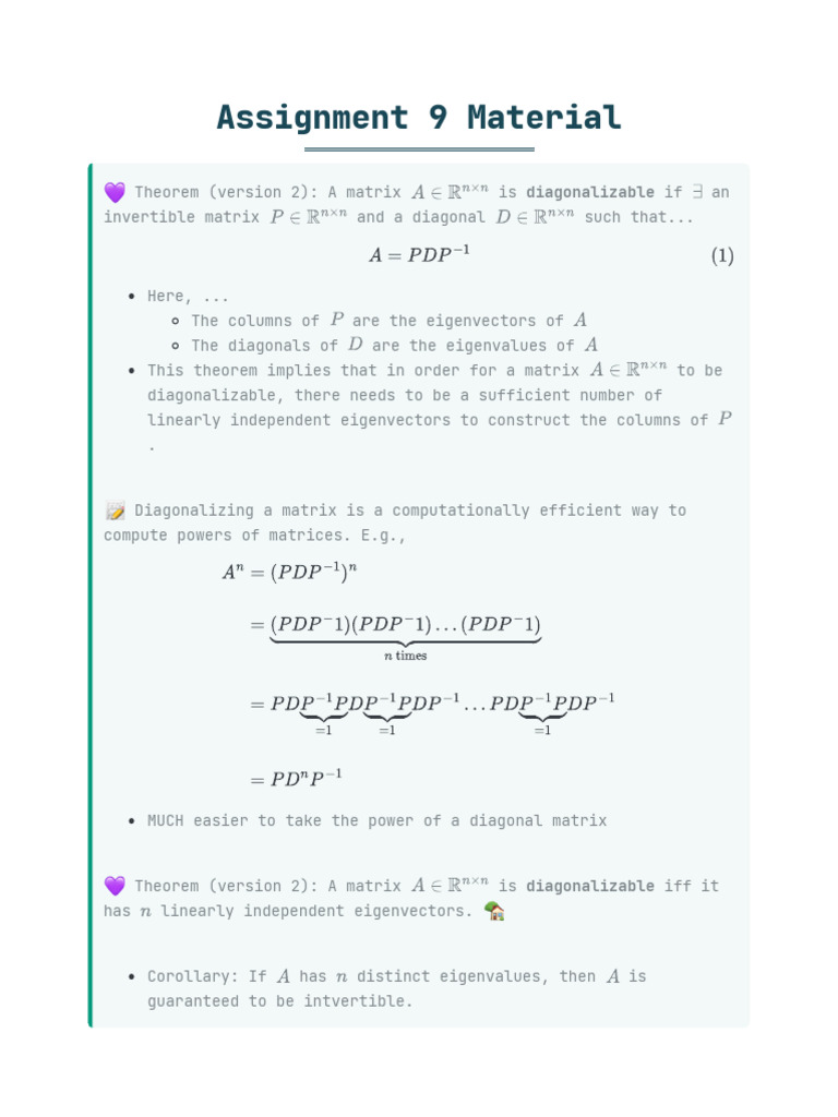 Assignment 10 Material | PDF