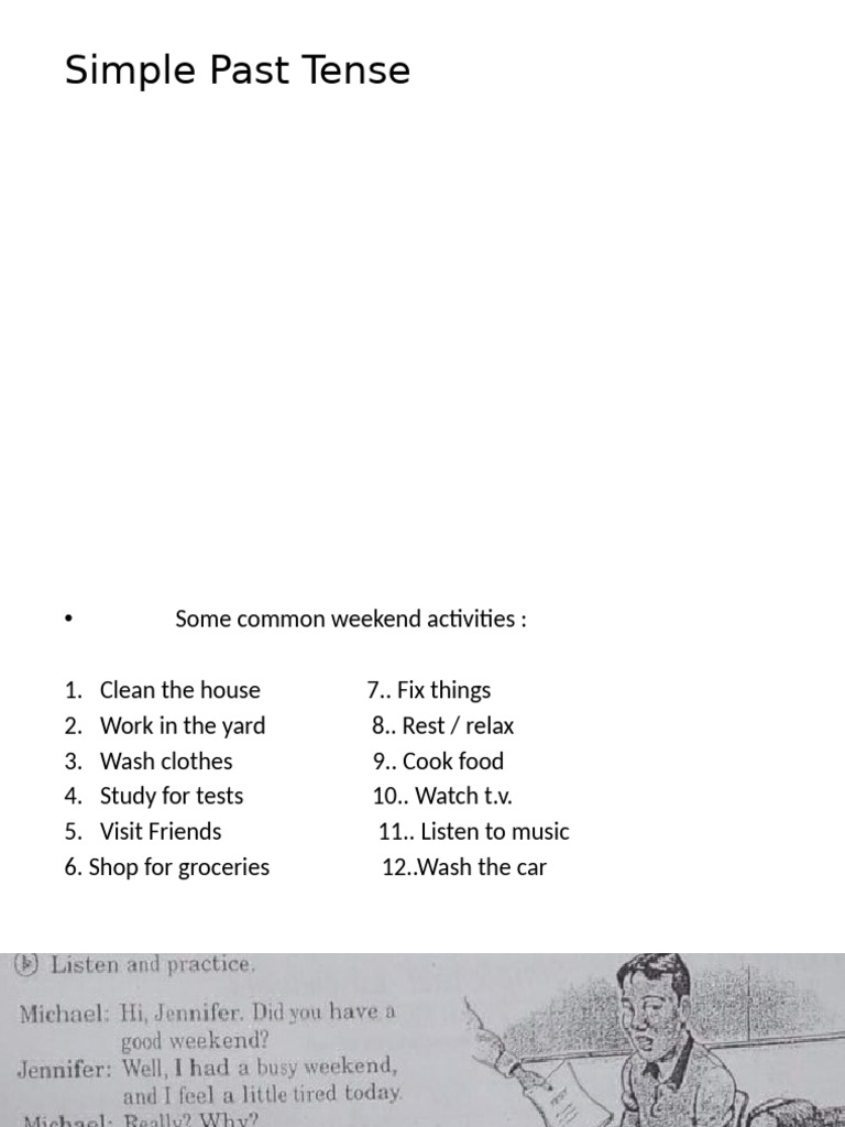 Simple Past | PDF | Linguistics