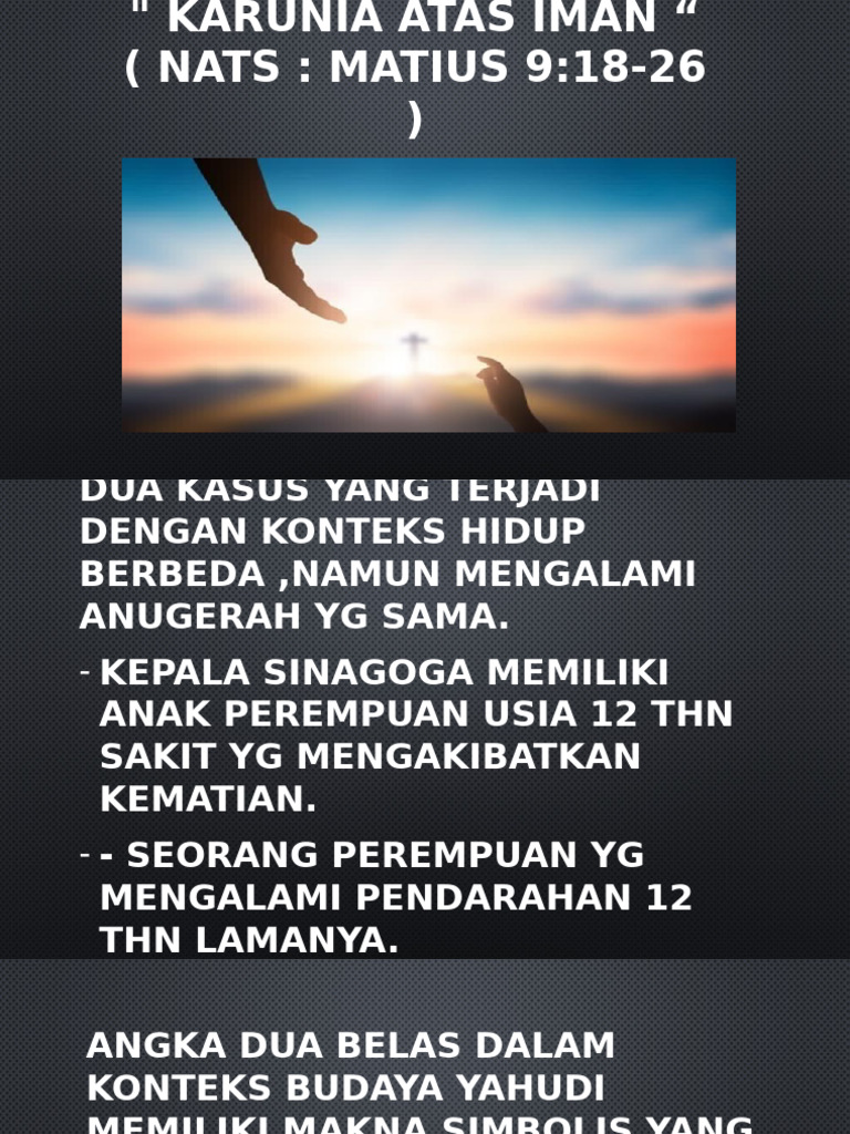 Karunia Atas Iman | PDF