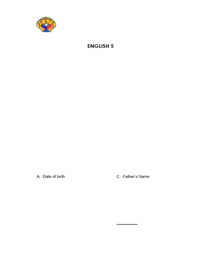 ENGLISH 5 CBA | PDF | Earth | Meal