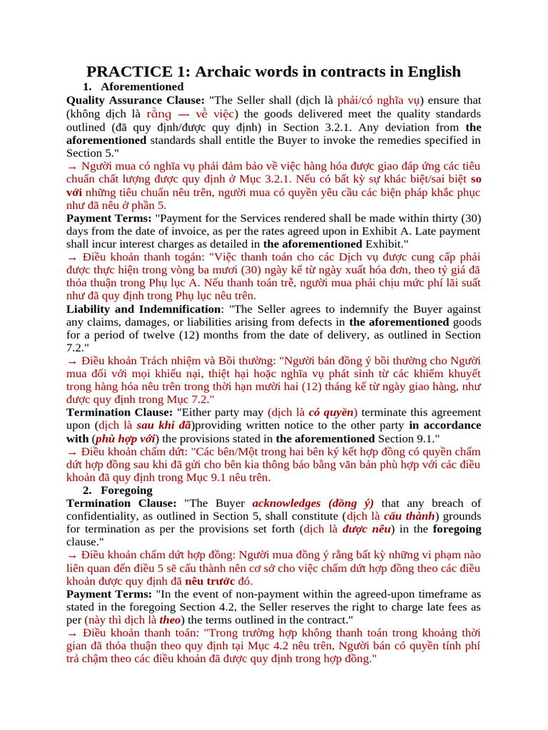 Tacn4 Contract Practice | PDF