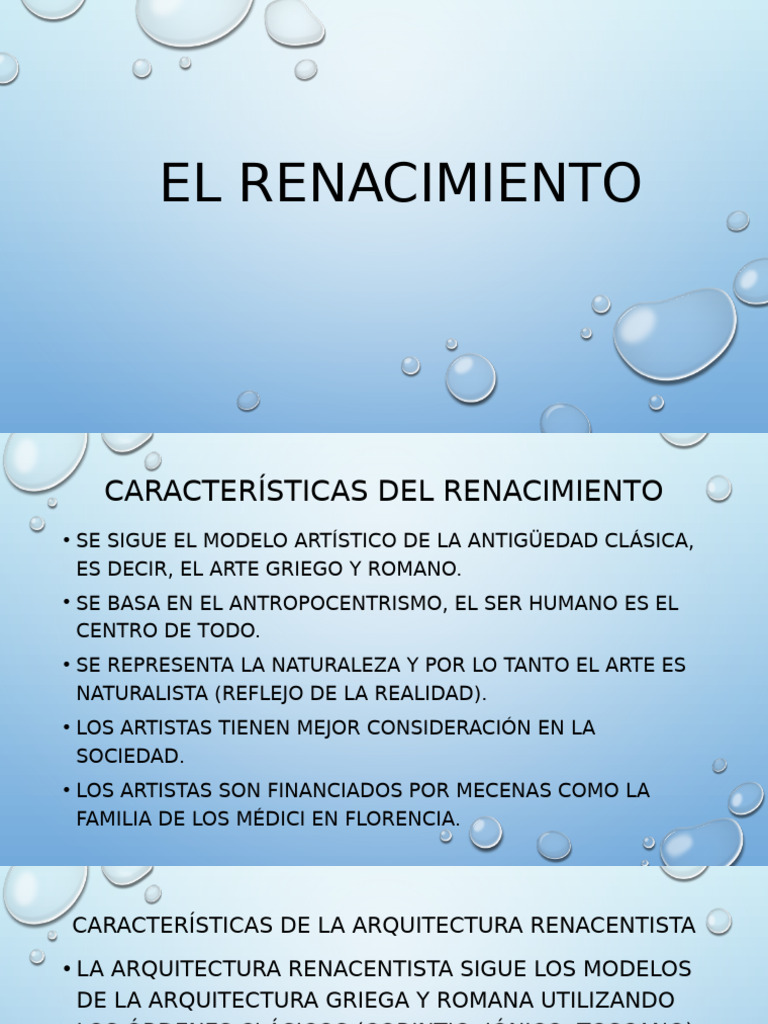 EL RENACIMIENTO | PDF | Renacimiento | Rafael