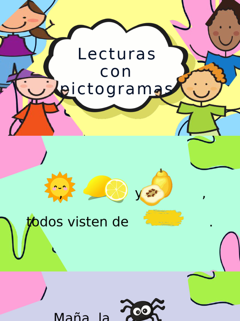 Lecturas con pictogramas | PDF