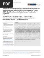 Guidelines for Acute Behavioural Disturbance | PDF | Emergency ...