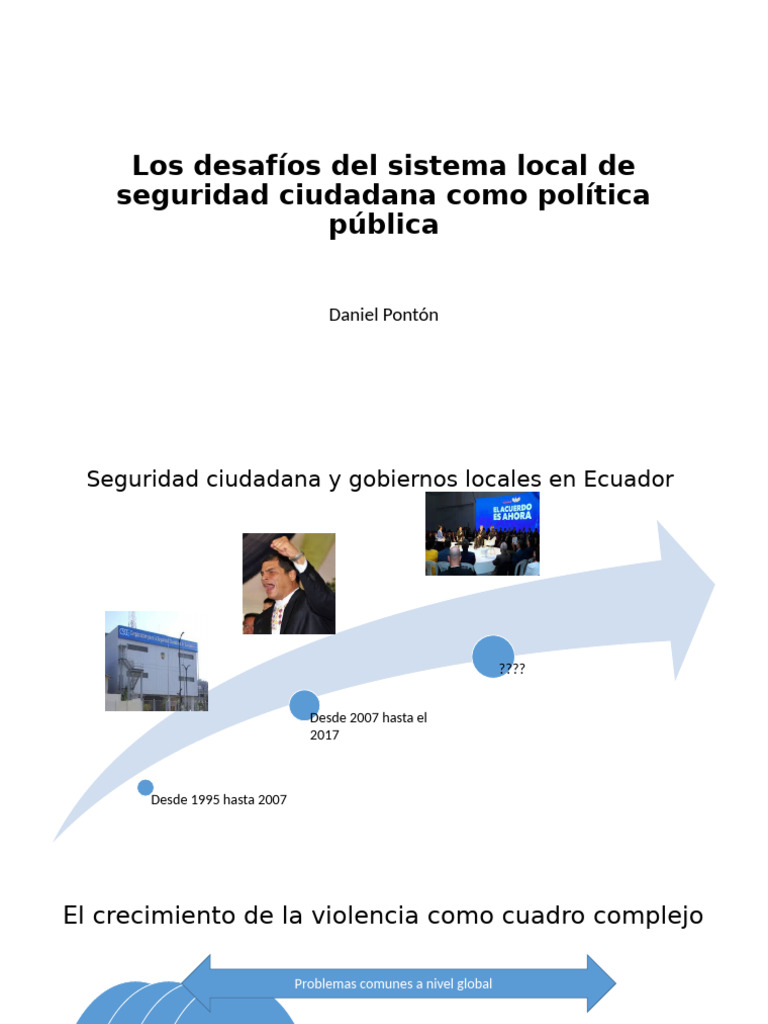 Daniel Ponton Políticas Locales de Seguridad Ciudadana | PDF | Policía ...