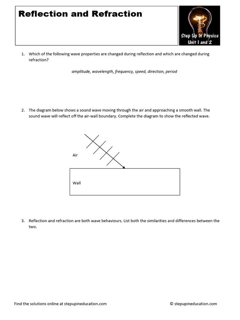 5.2 Reflection and Refraction | PDF | Waves | Seismology