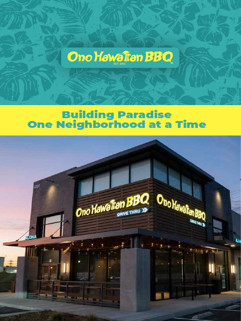 ONO BBQ - Site Criteria - 2022 Compressed | PDF | Food And Drink Preparation | Asian Cuisine