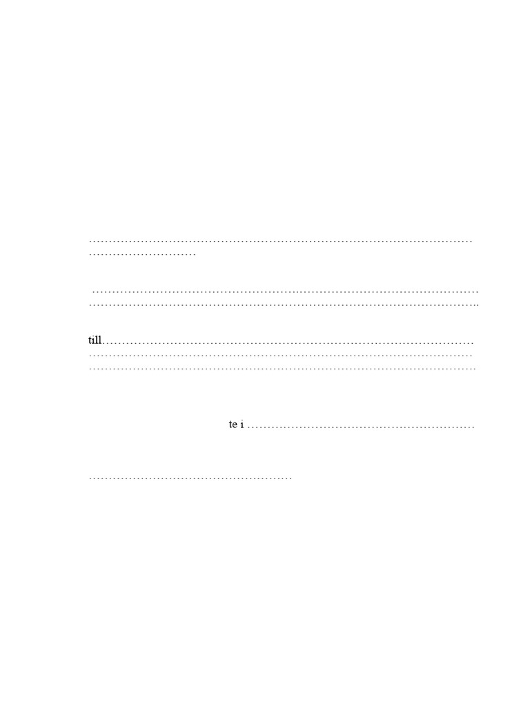 Stadgar Att Fylla I | PDF