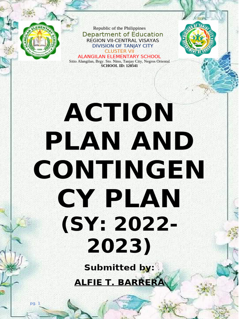 AES Contingency Plan | PDF | Emergency Management | Atmospheric Circulation