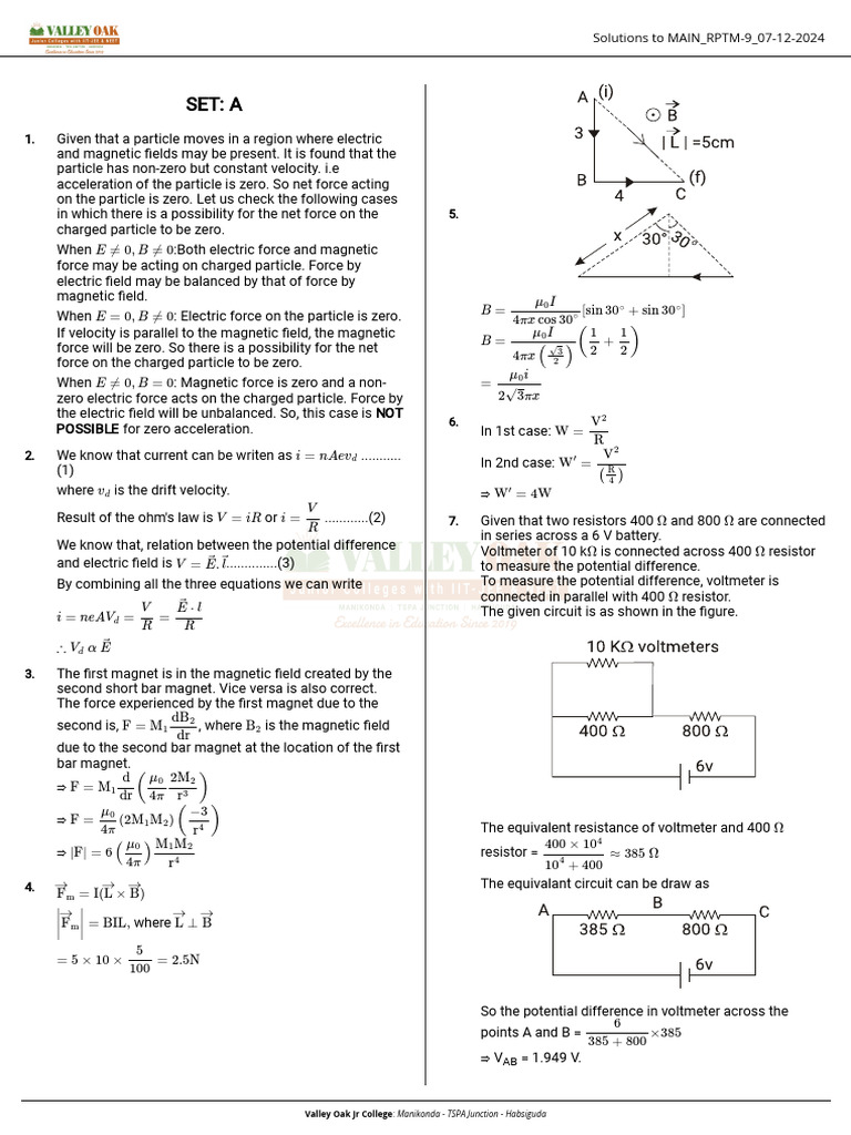 Main Rptm-9 Solutions | PDF | Amine | Acid