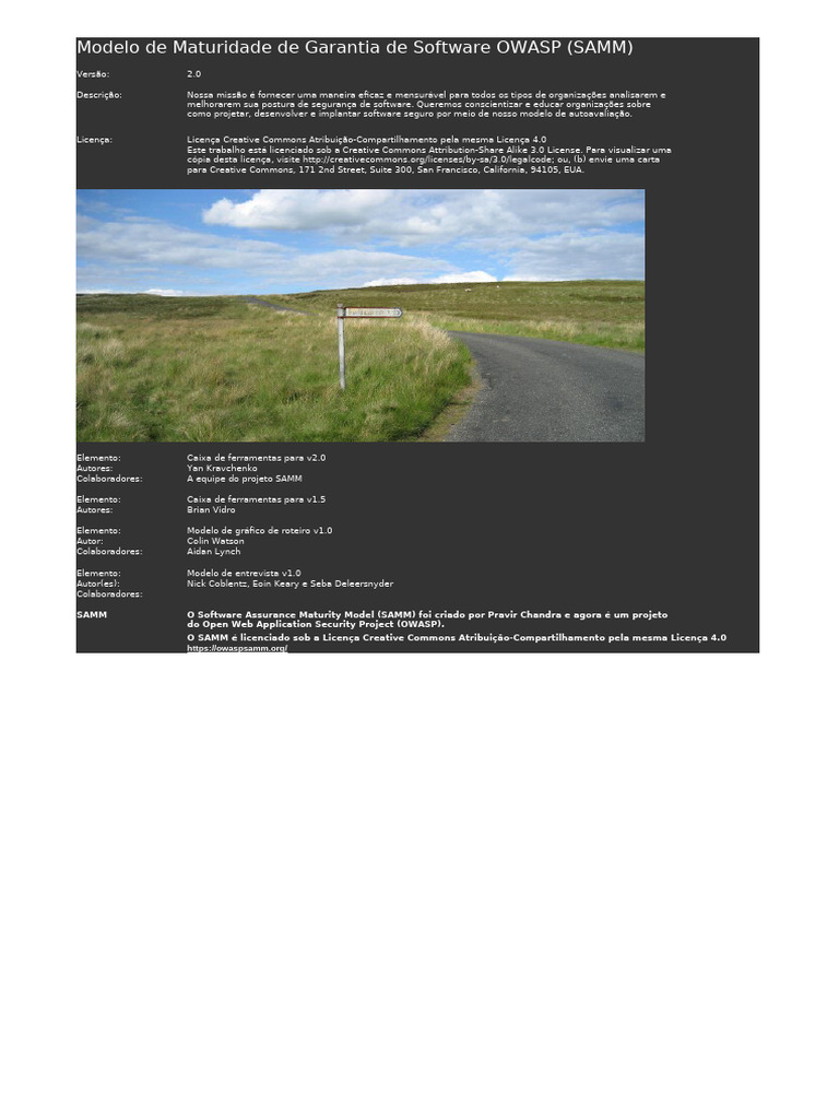 SAMM Assessment Toolbox V2.0.en - PT | PDF | Computer Security | Security