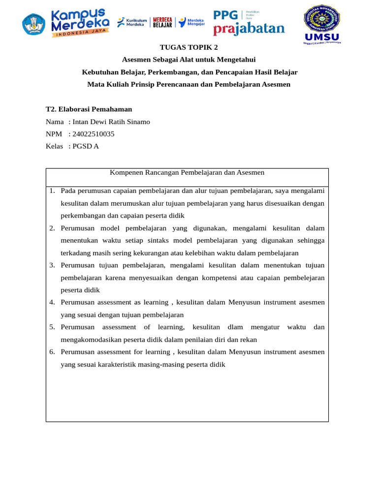 Topik 2 Elaborasi Pemahaman | PDF