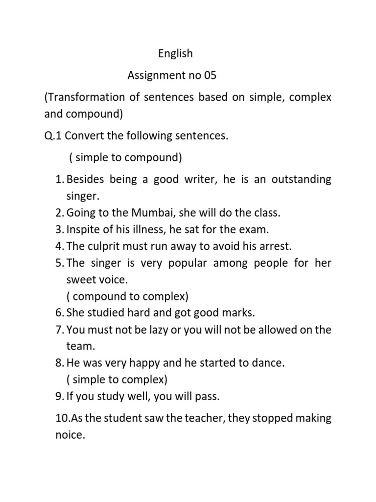 Eng Assignment No 05 | PDF