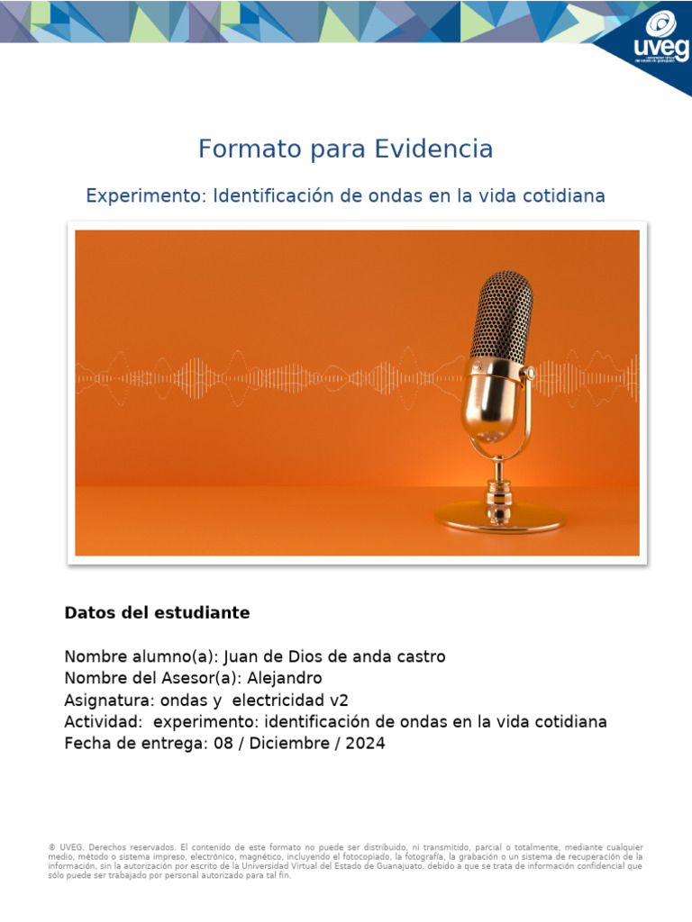 OE EA2 Formato | PDF | Refracción | Ligero