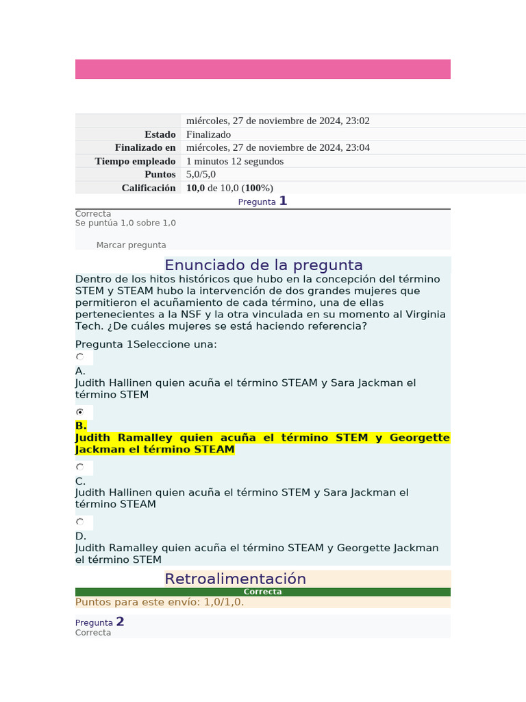 Prueba de Conocimiento Modulo 1 | PDF