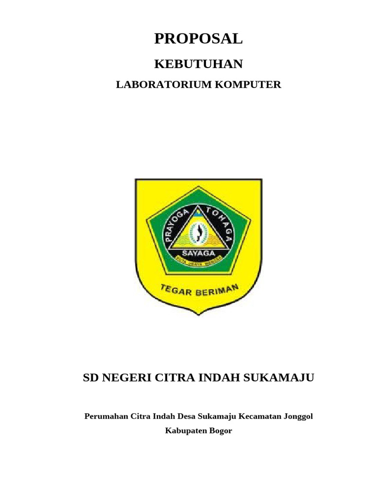 Proposal Laboratorium Komputer | PDF