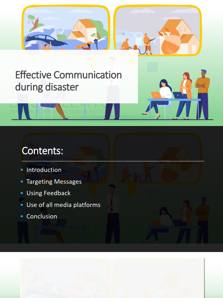 Effective Disaster Communication Strategies | PDF | Emergency ...