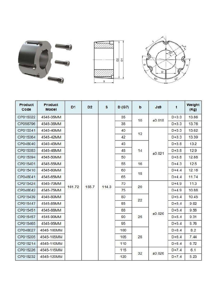 TAPER BUSH KATALOG | PDF