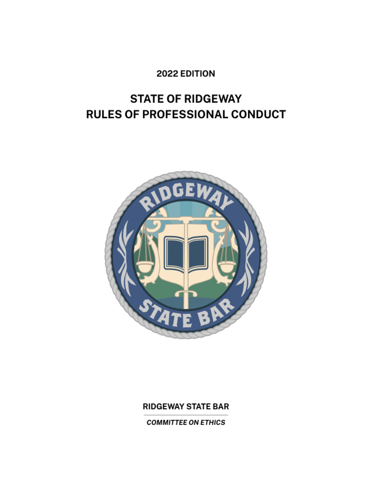 Ridgeway State Rules of Professional Conduct | PDF | Prosecutor | Jury ...