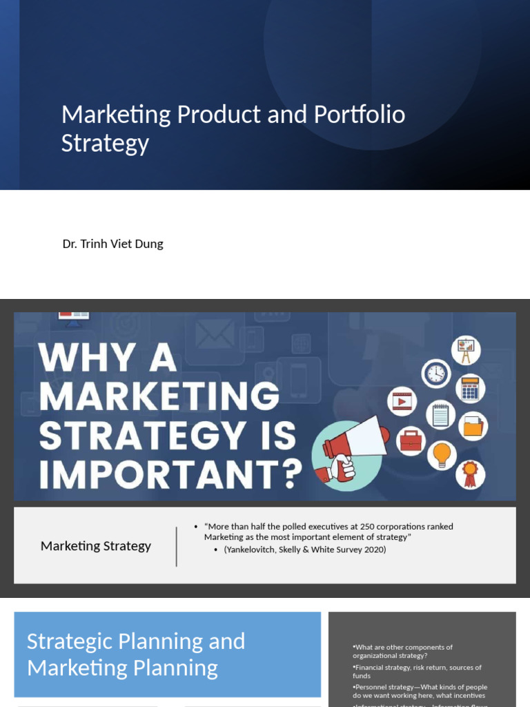 Product and Portfolio Marketing Strategy | PDF | Strategic Planning ...