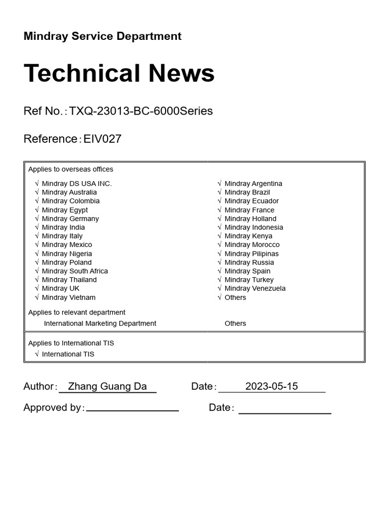 TXQ 23013 BC 6000series | PDF
