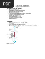 ServSafe Cheat Sheet | PDF
